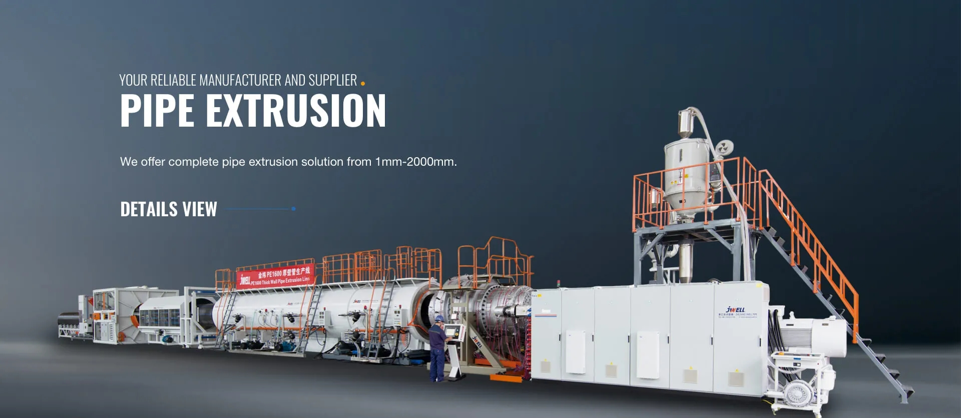 Jwell Machinery: Jwell Extruder Machine Company/ Manufacturer In China